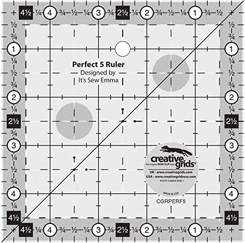 Perfect 5 Quilts Bundle- Creative Grids Perfect 5 Ruler and Perfect 5 Quilts Pattern Book