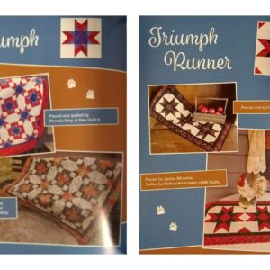 Deb's Cats N Quilts Bundle - The Ultimate Flying Geese Book & Creative Grids Ultimate Flying Geese Ruler CGRDH4