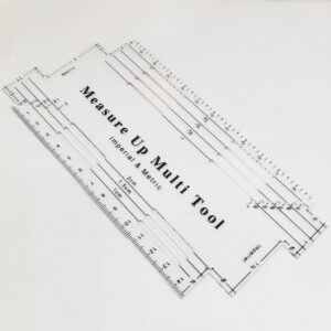 HONEYSEW Measure Up Multi Tool for Sewing Both Imperial and Metric Measurements