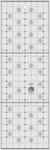 creative grids itty-bitty eights rectangle xl 8in x 24in quilt ruler - cgrprg5