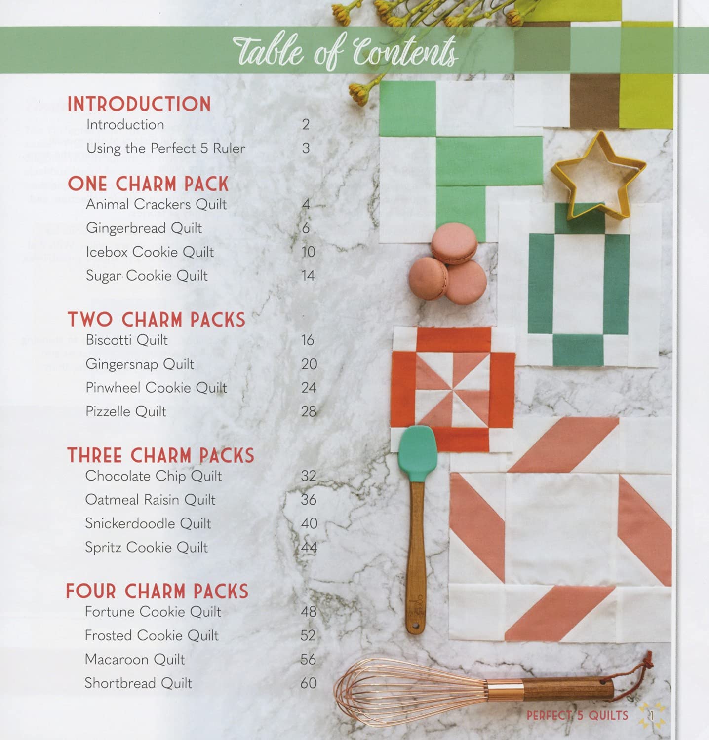 Creative Grids It's So Emma's Perfect 5 Quilts Book Perfect 5 Ruler (cgrPERF5) Bundle