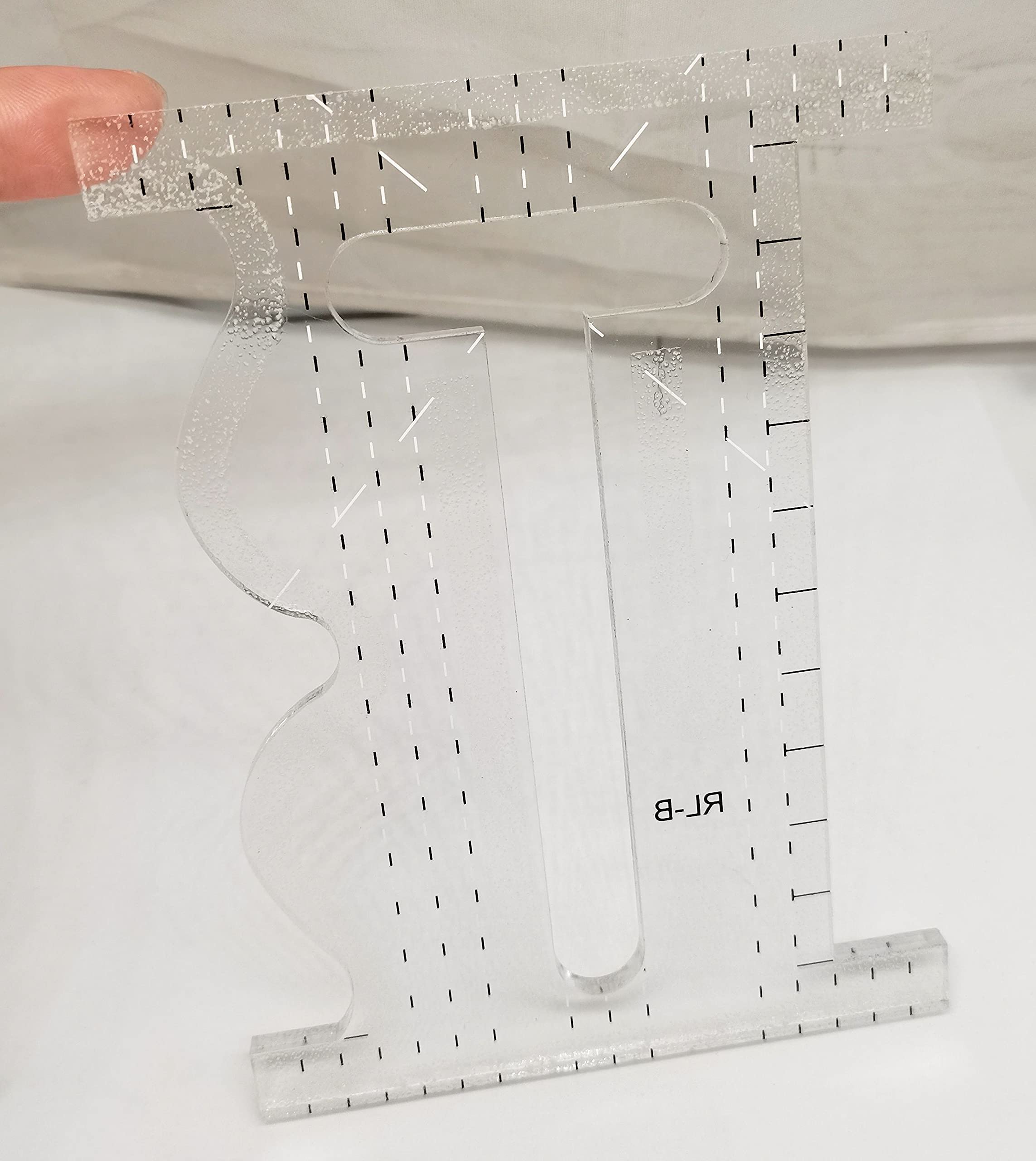 HONEYSEW Quilting Ruler Sid is A Straight,Curvy Quilting Tool with A Cut Out Center to Helping You Create Some Amazing Designs