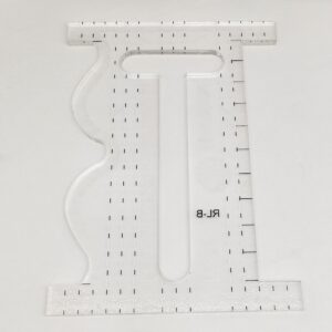 HONEYSEW Quilting Ruler Sid is A Straight,Curvy Quilting Tool with A Cut Out Center to Helping You Create Some Amazing Designs