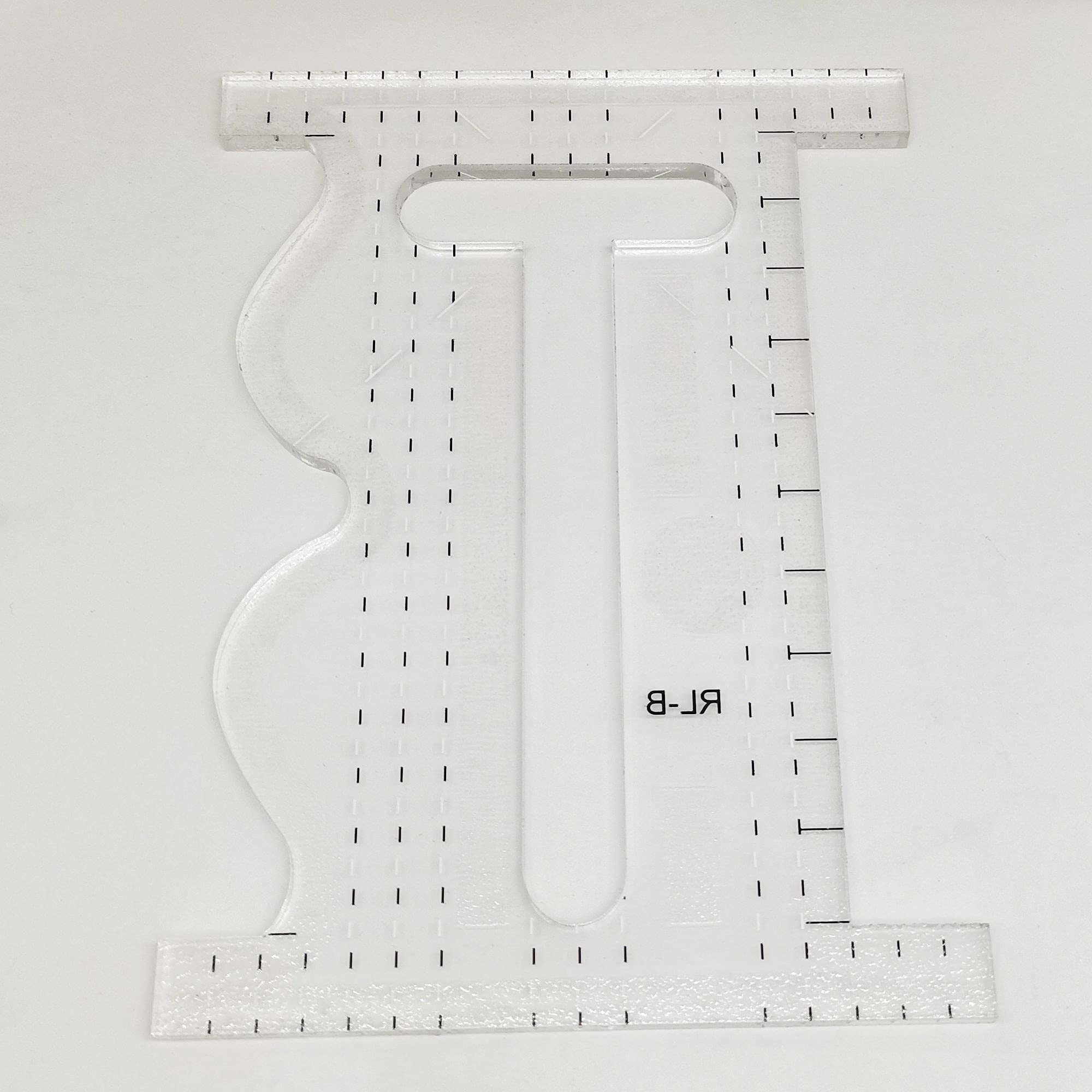 HONEYSEW Quilting Ruler Sid is A Straight,Curvy Quilting Tool with A Cut Out Center to Helping You Create Some Amazing Designs