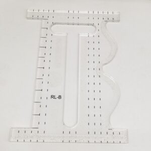 HONEYSEW Quilting Ruler Sid is A Straight,Curvy Quilting Tool with A Cut Out Center to Helping You Create Some Amazing Designs