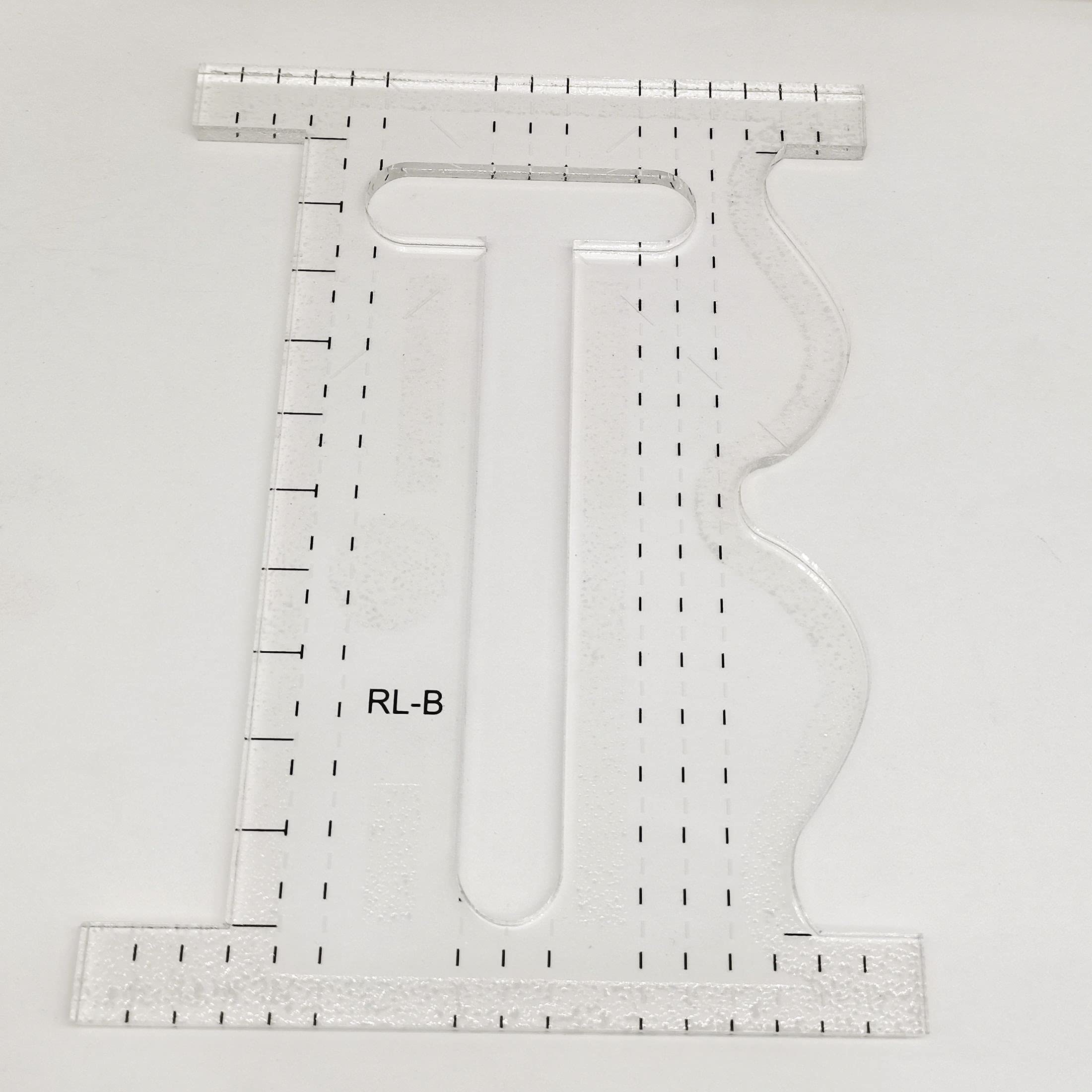 HONEYSEW Quilting Ruler Sid is A Straight,Curvy Quilting Tool with A Cut Out Center to Helping You Create Some Amazing Designs