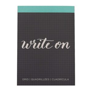 american crafts™ kelly creates grid lettering travel pad - stationery - 1 piece