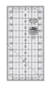 creative grids basic range 6in x 12in rectangle quilt ruler