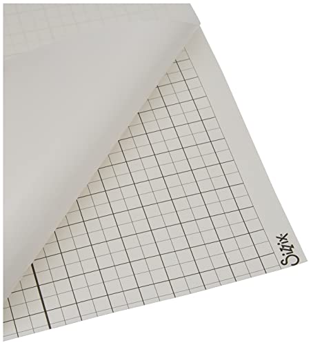 Sizzix Sizzx Accessory Sticky Grid Sheets 8 1/4" x 11 5/8" 5PK | 664927 | Chapter 3 2022, Multicolor