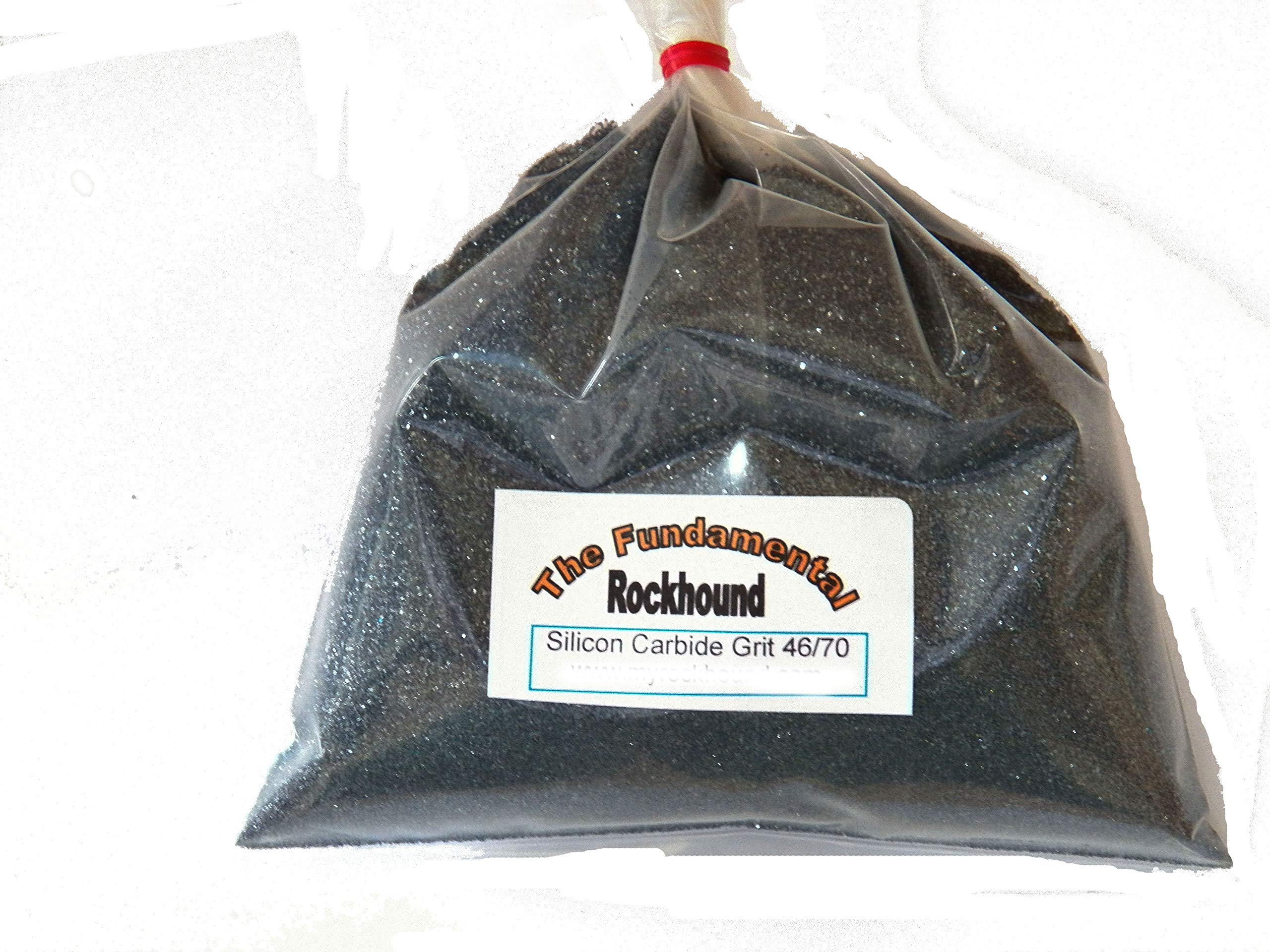 Fundamental Rockhound Products: 1 lb 46/70 Extra Coarse GRIT for Rock Tumbling polishing Silicon Carbide