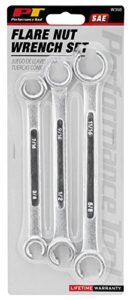 performance tool w350 sae flare nut wrench set, 3-piece