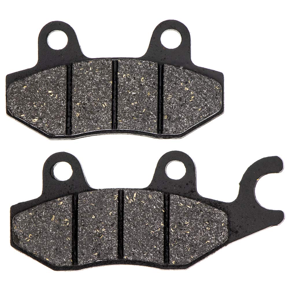 NICHE Brake Pad Set for Kawasaki KLR650 43082-0080 43082-0060 Front Rear Semi-Metallic