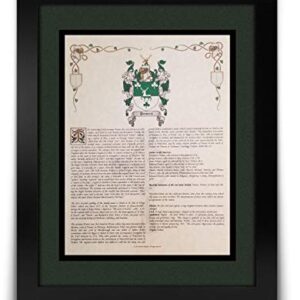 Mr Sweets Lapper Coat of Arms, Crest & History 8.5x11 Print - Name Meaning, Genealogy, Family Tree Aid, Ancestry, Ancestors, Namesakes - Surname Origin: English England