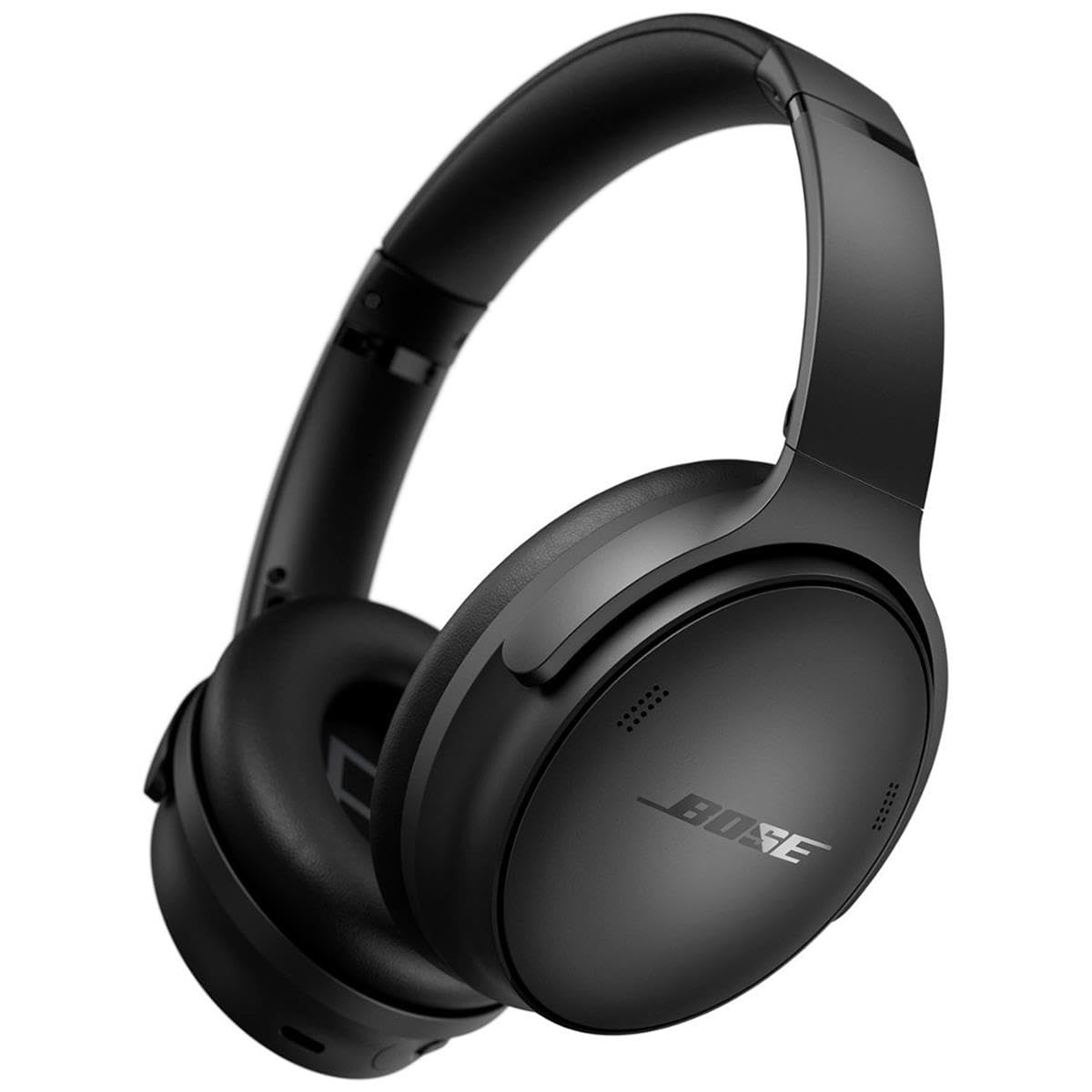 Bose QuietComfort Wireless Noise Cancelling Headphones, Bluetooth Over Ear Headphones with Up to 24 Hours of Battery Life Bundled with Green Extreme Wireless Portable Charger (Black)