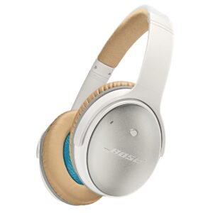 bose quietcomfort 25 acoustic noise cancelling headphones for samsung and android devices, white (wired, 3.5mm)