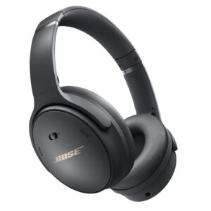 Bose QuietComfort 45 Wireless Bluetooth Noise Cancelling Headphones, Over-Ear Headphones with Microphone, Personalized Noise Cancellation and Sound, Eclipse Grey, Limited Edition