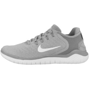 nike men's free rn 2018 running shoe, grey wolf grey white white volt 003, 10