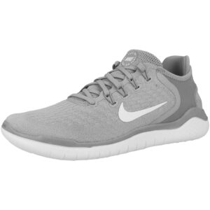 Nike Men's Free Rn 2018 Running Shoe, Grey Wolf Grey White White Volt 003, 10