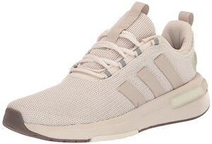 adidas men's racer tr23 sneaker, alumina/wonder beige/silver green, 11