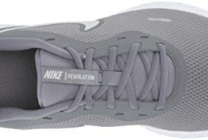 Nike Men's Revolution 5 Wide Running Shoe, Cool Grey/Pure Platinum-Dark Grey, 9 4E US