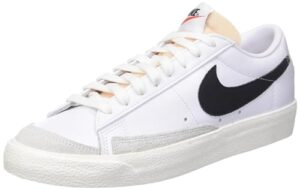 nike men's low '77 vintage shoes blazer, white/black/sail, 12