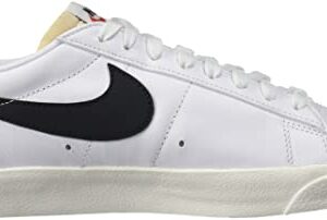 Nike Men's Low '77 Vintage Shoes Blazer, White/Black/Sail, 12