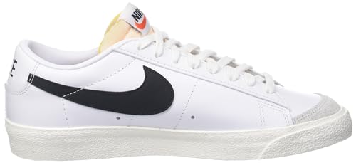 Nike Men's Low '77 Vintage Shoes Blazer, White/Black/Sail, 12