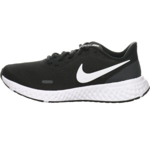 nike women's revolution 5 running shoe, black/white-anthracite, 8.5 regular us