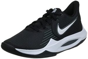 nike precision v shoe, black, 11.5