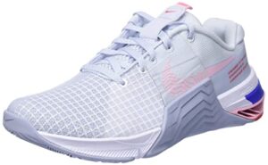 nike women's low-top sneakers, soccer grey white blue whispers, 9.5