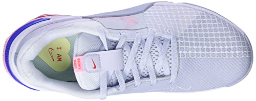 Nike Women's Low-Top Sneakers, soccer grey white blue whispers, 9.5