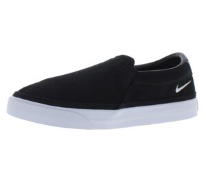 nike womens court legacy slip-ons size 6.5 black