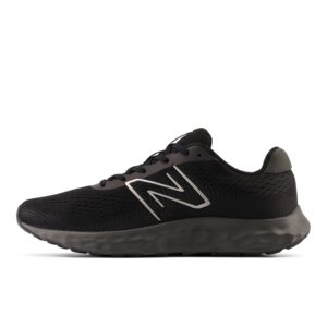 New Balance Men's 520 V8 Running Shoe, Black/Black, 9.5 X-Wide