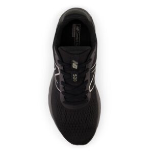 New Balance Men's 520 V8 Running Shoe, Black/Black, 9.5 X-Wide