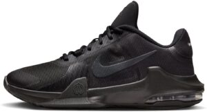 nike men's air max impact 4 basketball shoes, black/anthracite, 14 m us