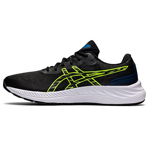 ASICS Men's GEL-EXCITE 9 Running Shoes, 10.5, BLACK/HAZARD GREEN