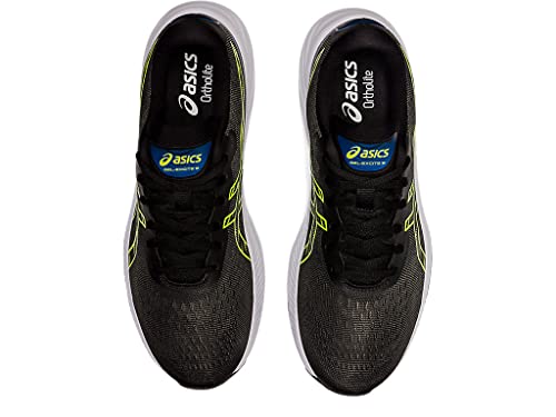 ASICS Men's GEL-EXCITE 9 Running Shoes, 10.5, BLACK/HAZARD GREEN