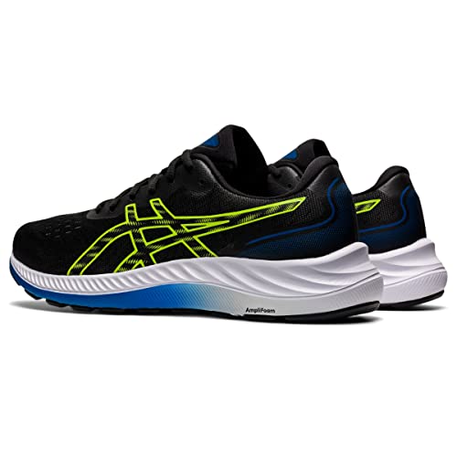 ASICS Men's GEL-EXCITE 9 Running Shoes, 10.5, BLACK/HAZARD GREEN