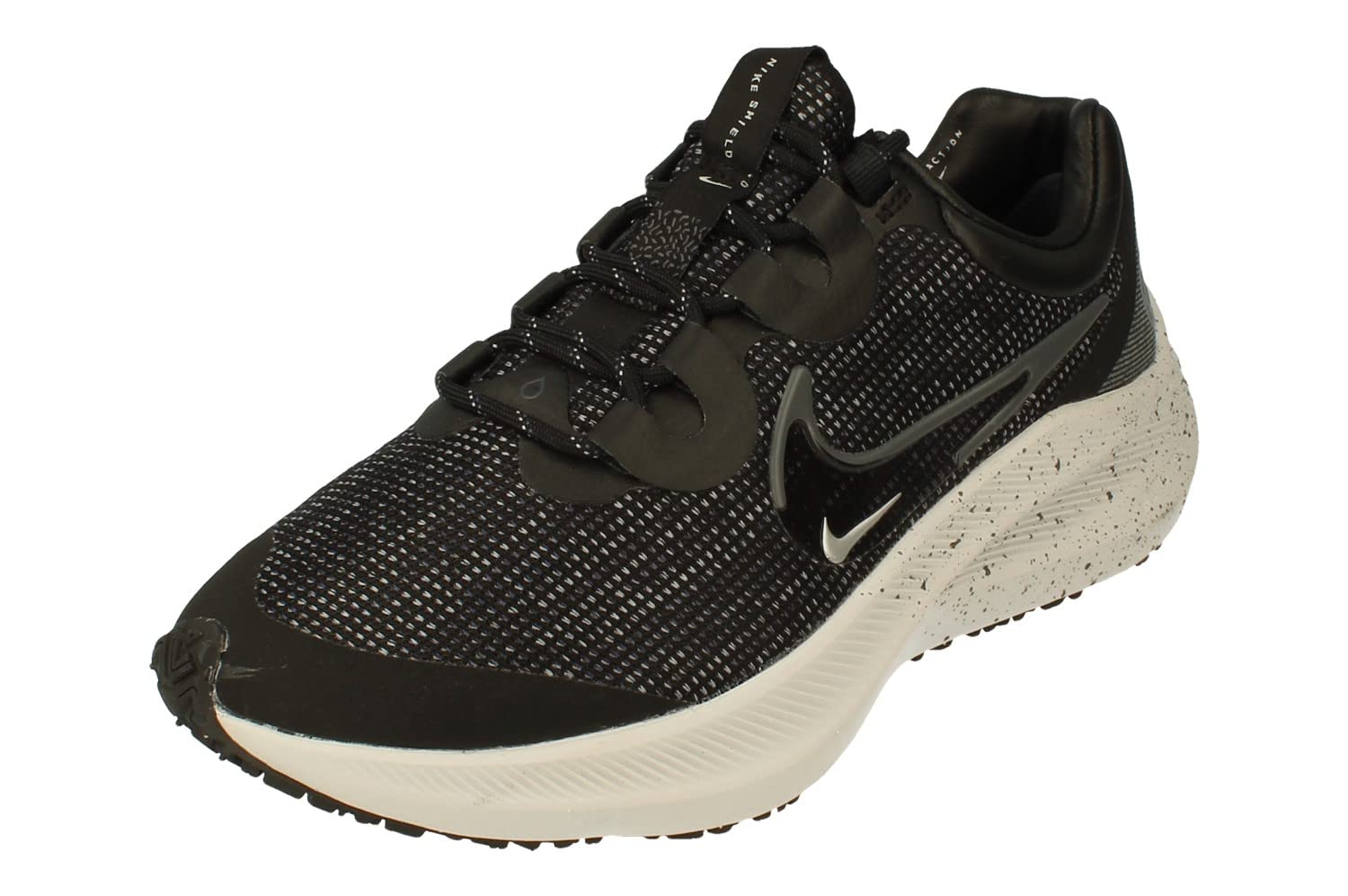 Nike Womens Zoom Winflo 8 Shield Running Trainers DC3730 Sneakers Shoes (UK 6.5 US 9 EU 40.5, Black Iron Grey 001)