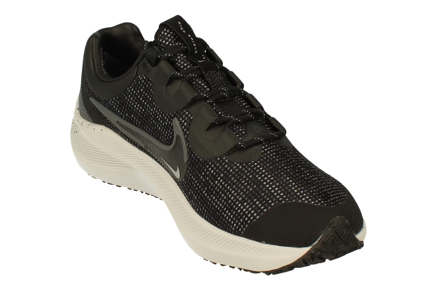 Nike Womens Zoom Winflo 8 Shield Running Trainers DC3730 Sneakers Shoes (UK 6.5 US 9 EU 40.5, Black Iron Grey 001)