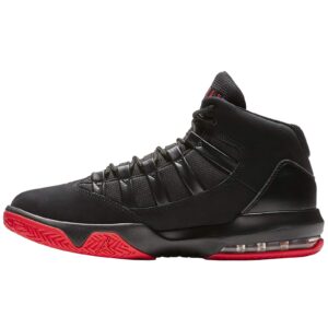 nike men's jordan max aura basketball shoe, black/infrared 23, 10