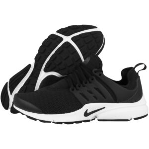 Nike Womens Air Presto Black/Black/White Running Shoe 10 Women US