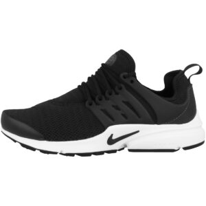 nike womens air presto black/black/white running shoe 10 women us