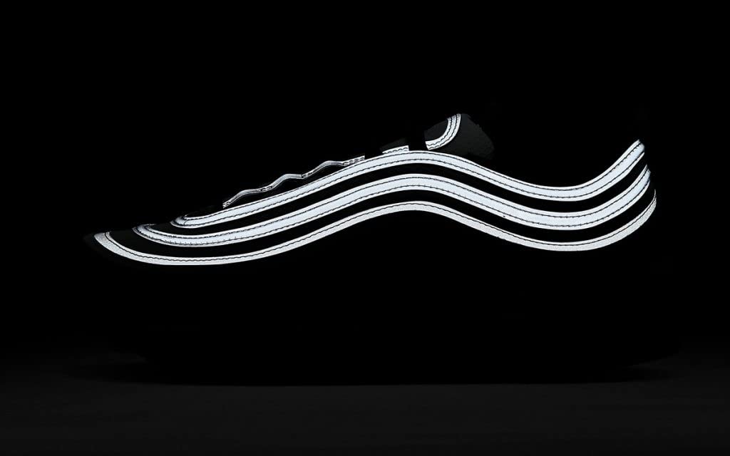 Nike Mens Air Max 97 DM0027 001 White/Black/Silver - Size 8.5