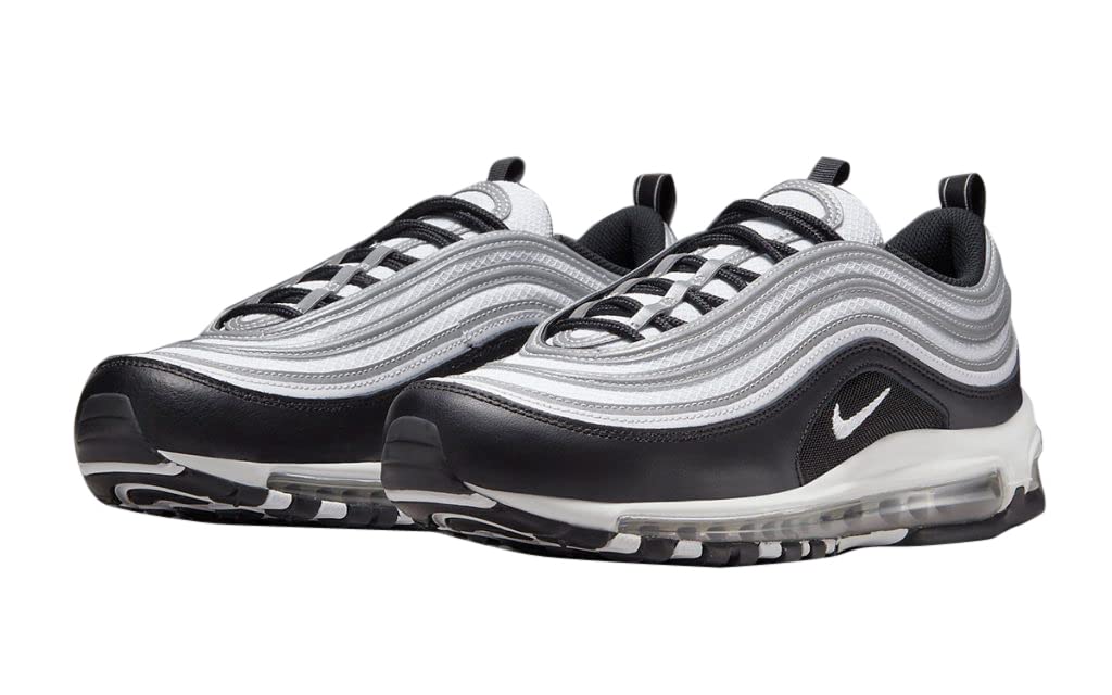 Nike Mens Air Max 97 DM0027 001 White/Black/Silver - Size 8.5