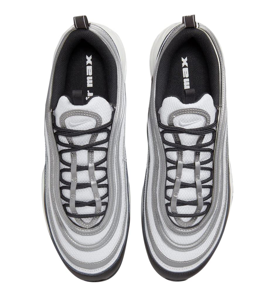 Nike Mens Air Max 97 DM0027 001 White/Black/Silver - Size 8.5