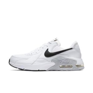 nike men's low-top sneakers, white black pure platinum, 10.5