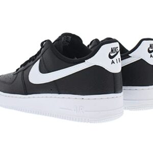 NIKE Men's Low-Top Sneakers Basketball Shoe, Black White, 10.5