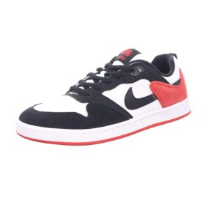 nike mens sb alleyoop trainers cj0882 shoes, white black university red 102, 10