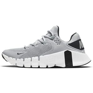 nike men's free metcon 4 running shoes, wolf grey/wolf grey-black, 10.5 m us